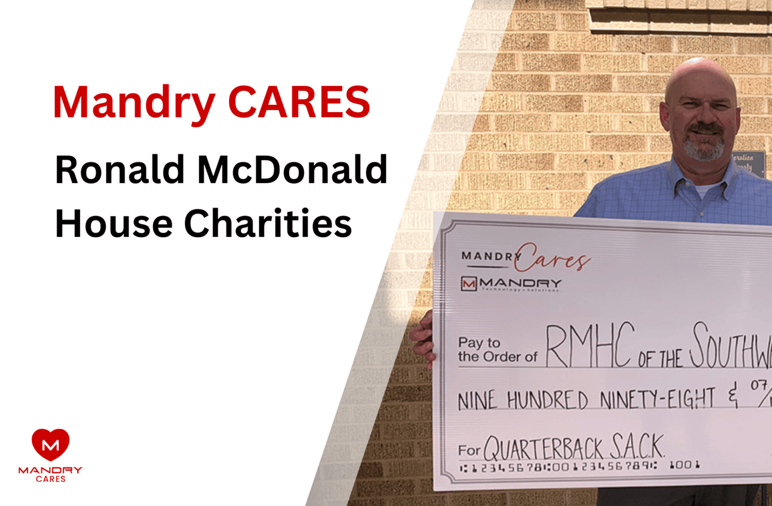 Lubbock Community Supports RMHC of the Southwest - Mandry Technology